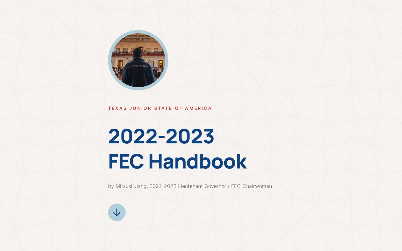 Texas JSA FEC Handbook 2022-2023